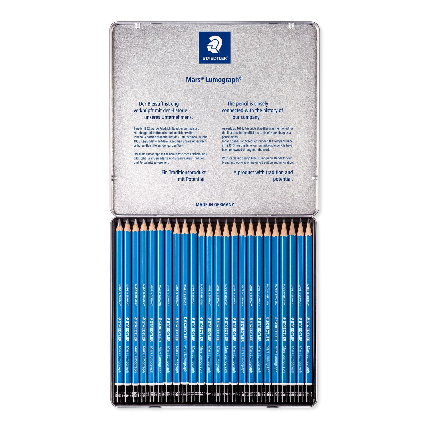 STAEDTLER® Mars Lumograph 100 G24 Drawing / Sketching Pencil 24 Set - Staedtler Sri Lanka