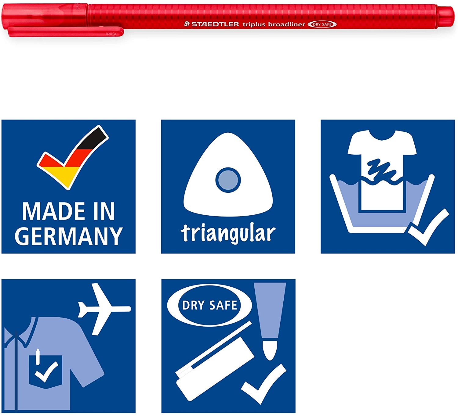 STAEDTLER® triplus® triangular broadliner 338 TB10 10 sets – Staedtler ...